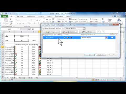 Excel: Bedingte Formatierung - YouTube