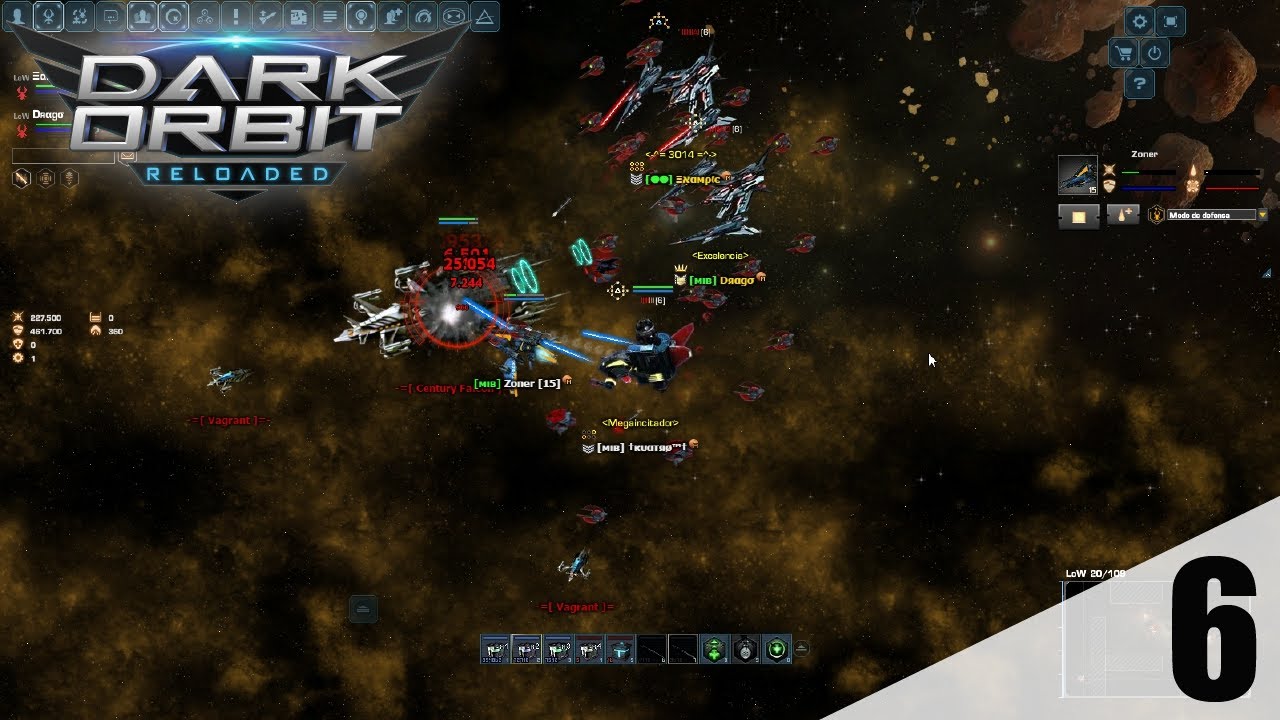 Darkorbit #6 | Pasando el mapa Low | Gameplay en Español - YouTube