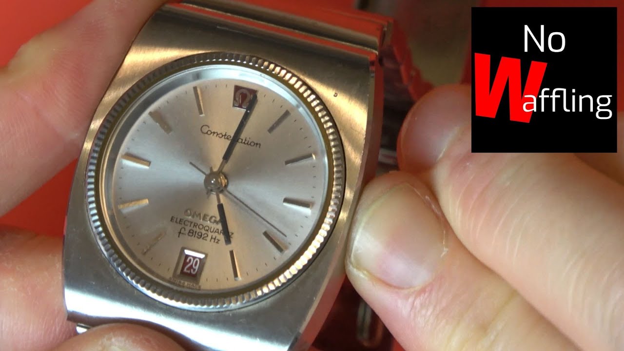 OMEGA ELECTROQUARTZ BETA 21- How to change the date quickly - YouTube