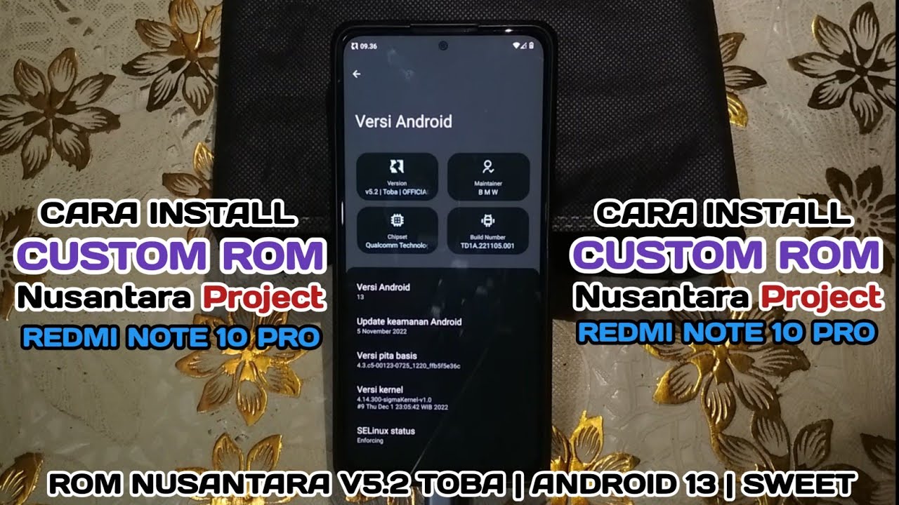 Install Custom ROM Nusantara Project v5.2 Toba Official Android 13 (T ...
