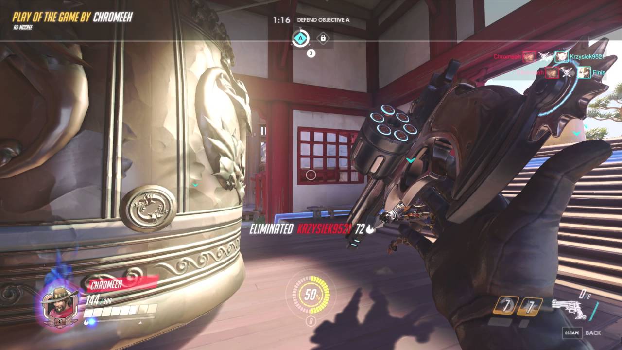 Overwatch - McCree fanning the hammer! (Highlight) - YouTube