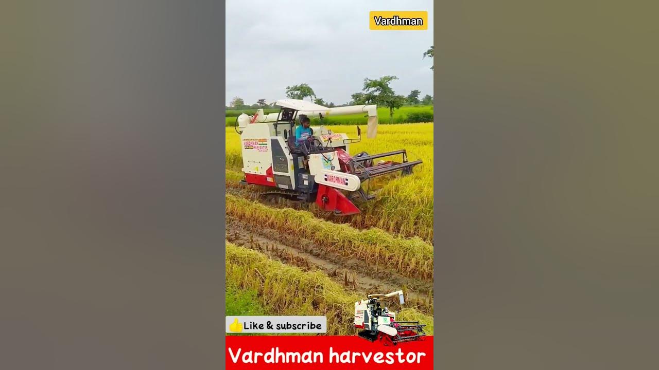 |Vardhman Harvester| #track #combineharvester #chainharvester #combine - YouTube