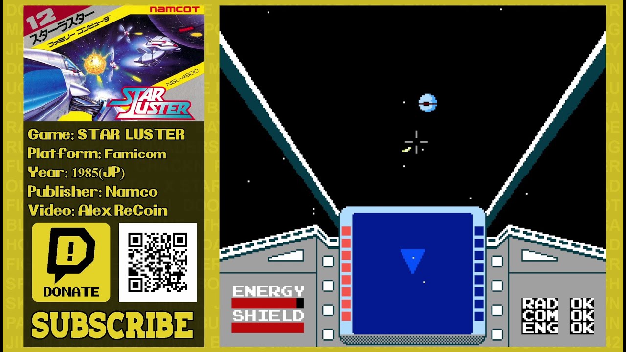 Star Luster - Famicom / NES - 10 min gameplay - Non Filters - Alex ...