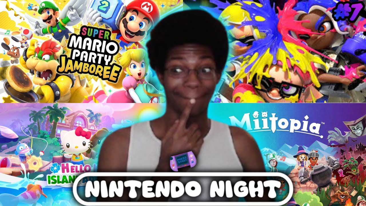 NINTENDO GAME NIGHT 7 LIVEEE!!!!⋅ - YouTube
