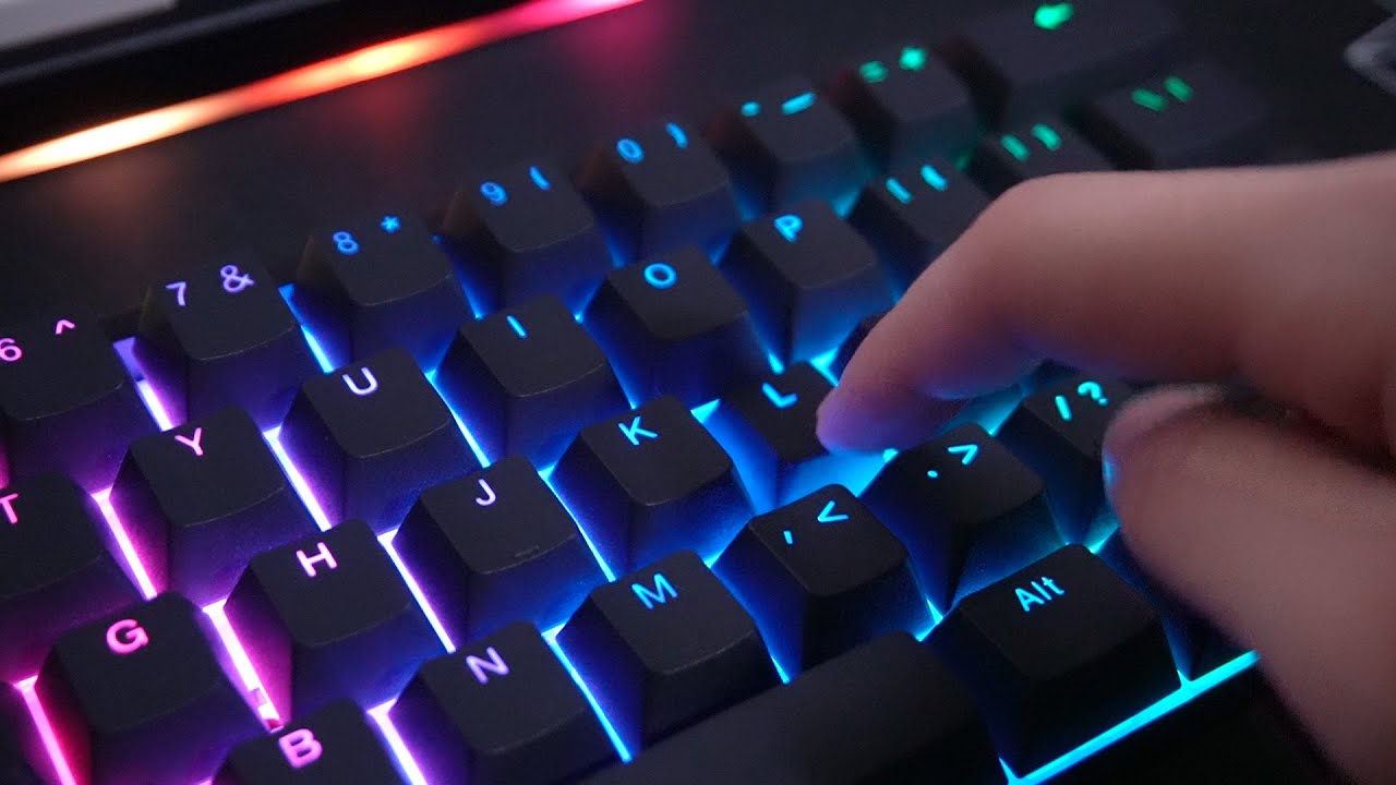 Impressive for a gaming keyboard - YouTube