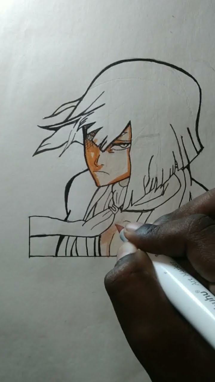 hirako shinji drawing for bleach #art #anime #drawing - YouTube