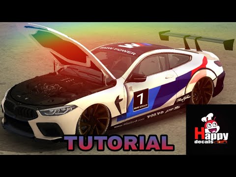 How to make BMW m8 Livery / Design | Car Parking Multiplayer - YouTube