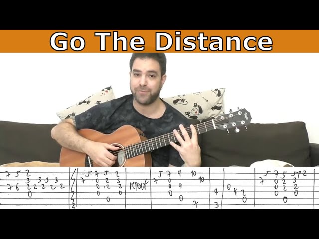 Go The Distance Guitar Chords