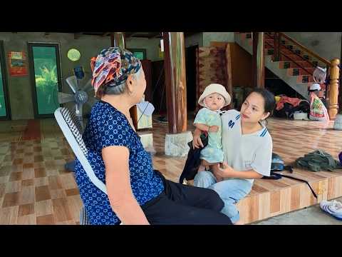 The elderly landlady is very fond of Chinh and her child