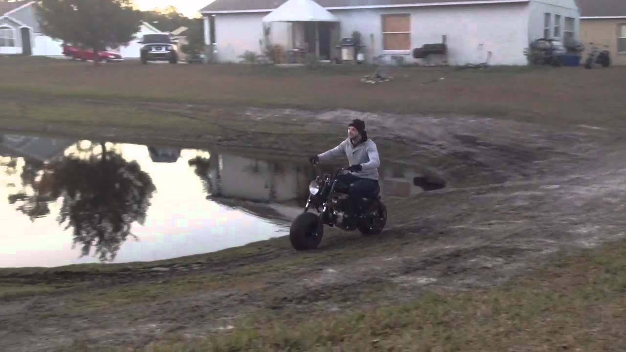 Baja 200 Mini bike Mega Jump off launch ramp! HQ - YouTube