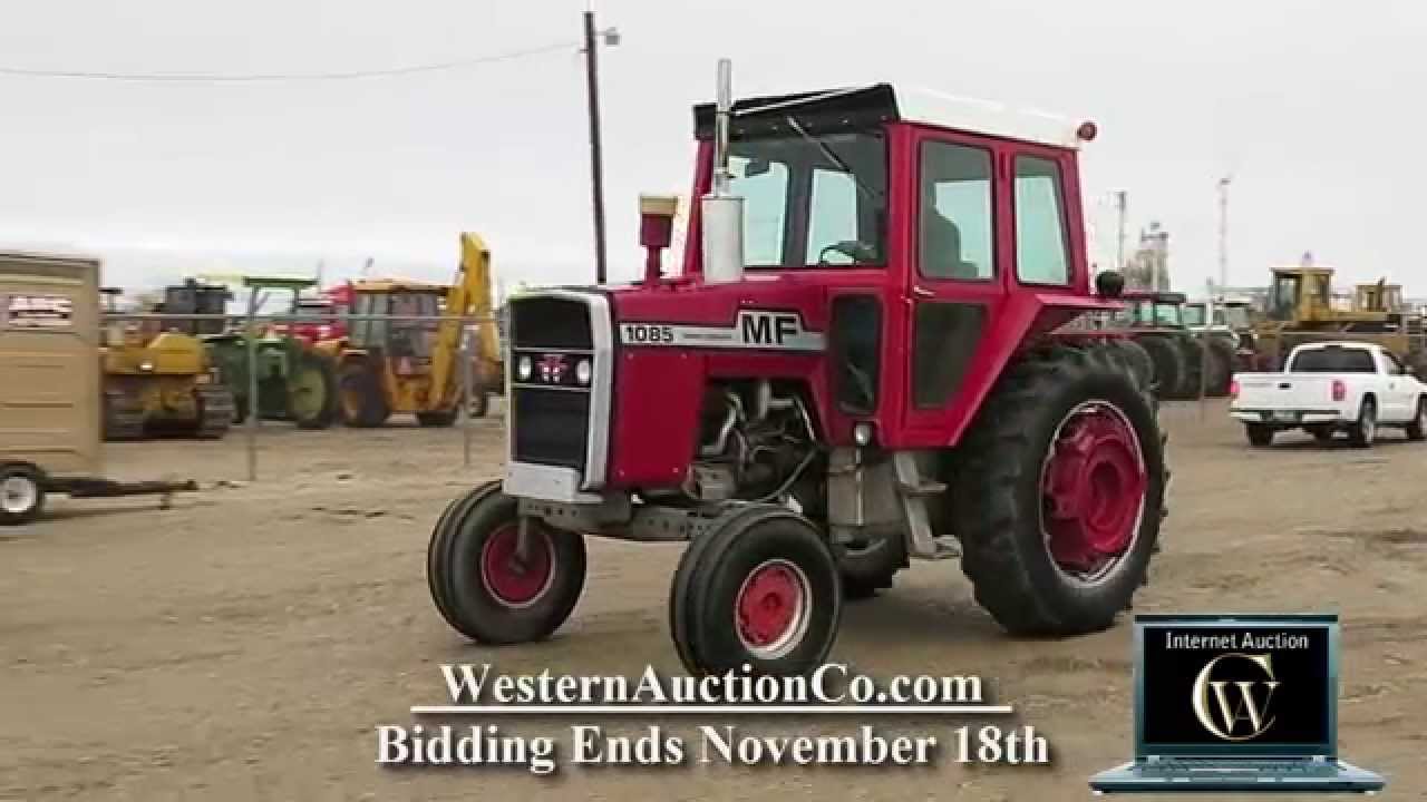 49 Massey Ferguson 1085 Farm Tractor For Sale At Auction! - YouTube