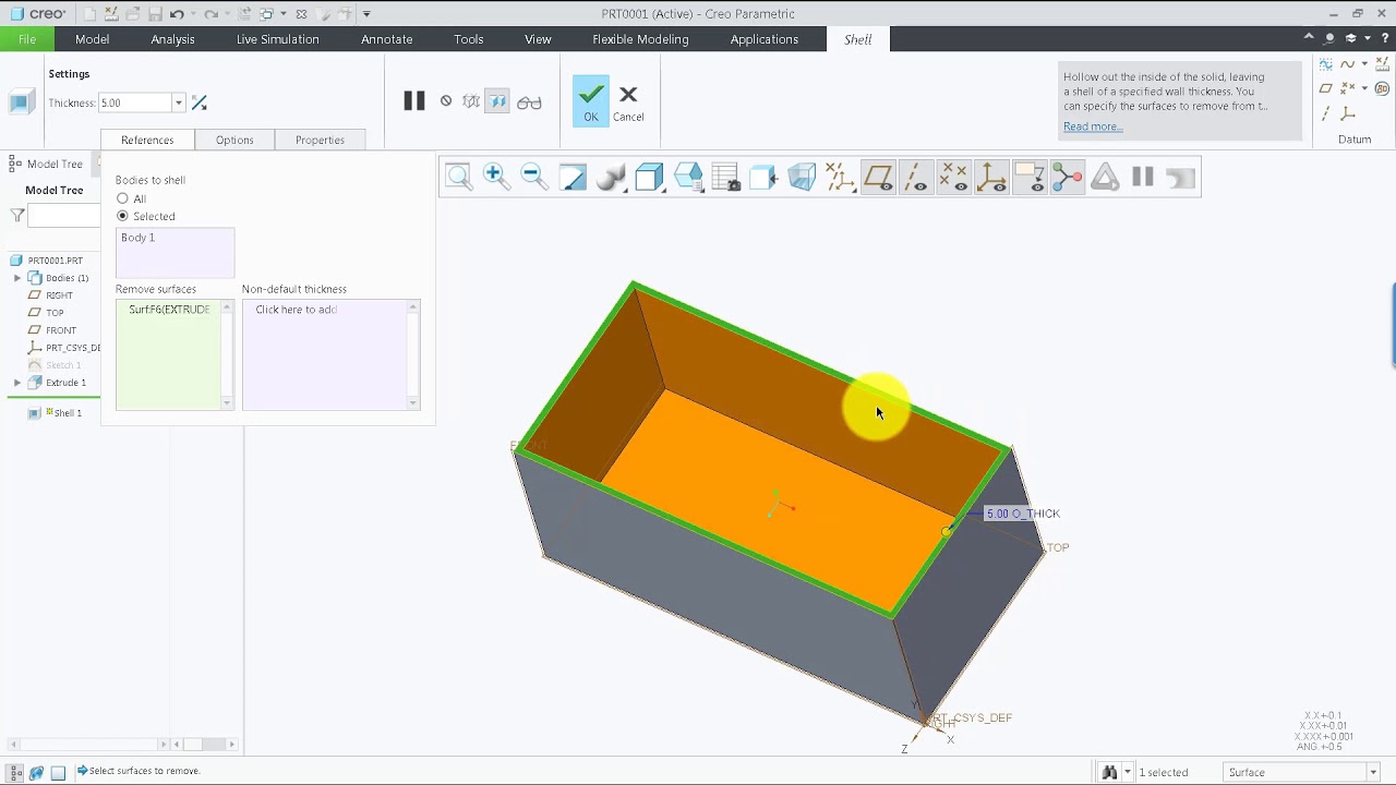 Teaser Ecourse My LetsCAD Creo Essentials - Solid Modeling - YouTube