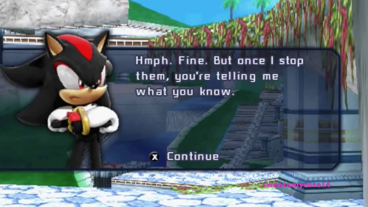 Sonic rivals 2 - Shadow and Metal Sonic Cutscenes - YouTube