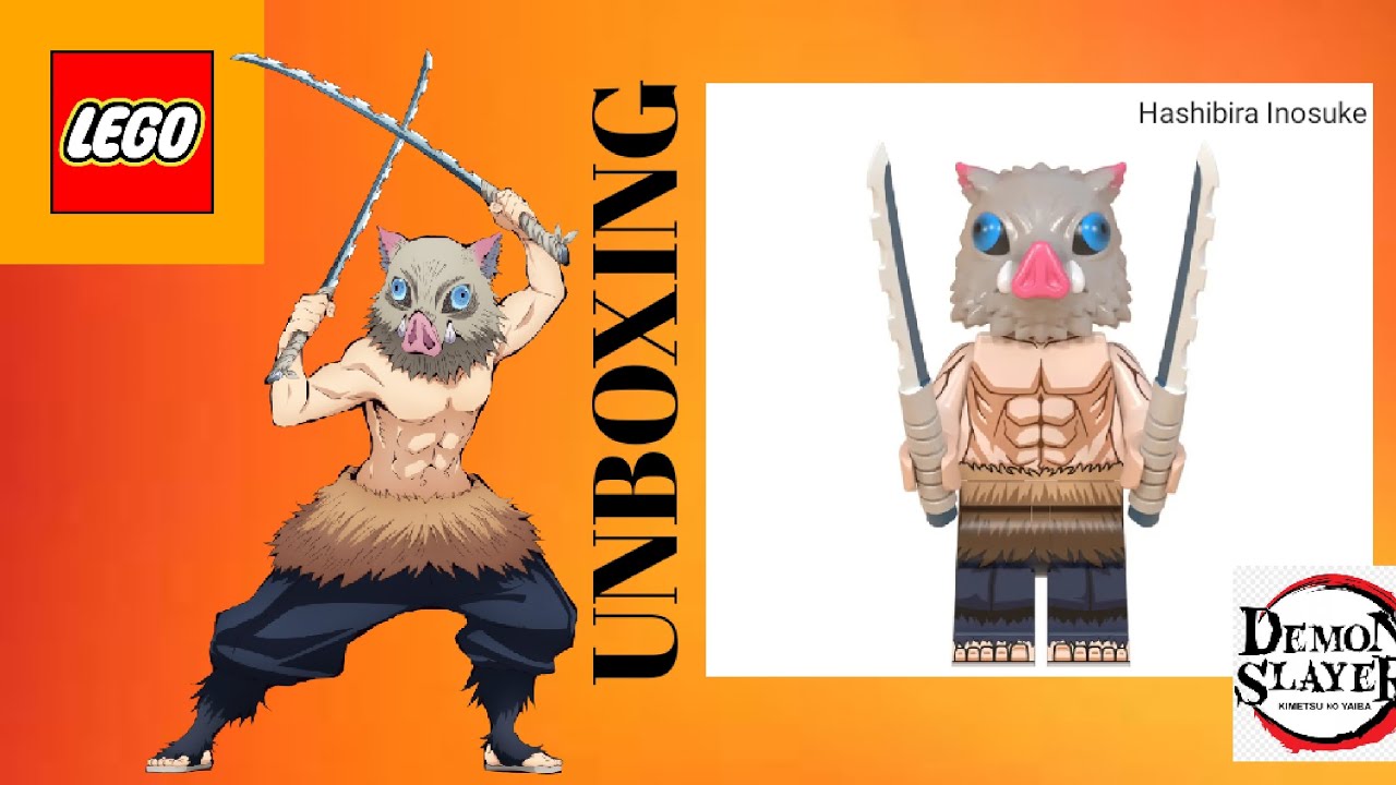 Unboxing And Rebuilding Hashibira Inosuke Lego Minifigure from Demon ...