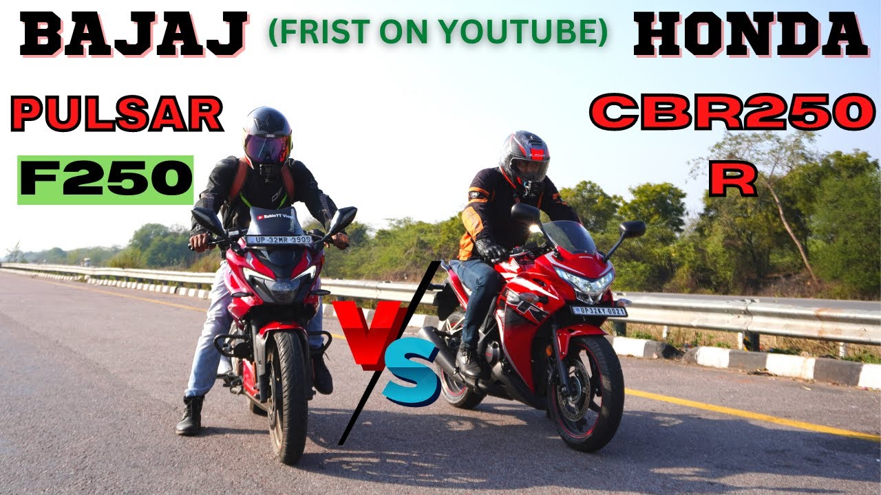 Pulsar F250 vs Honda CBR 250R Drag Race 🔥🔥 | First On YouTube | - YouTube
