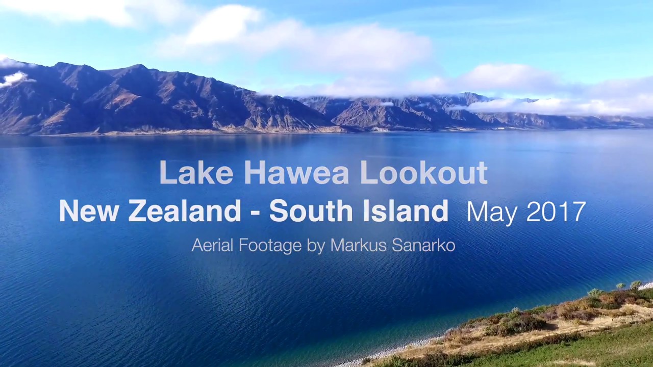 Lake Hawea - New Zealand (Aerial Drone Footage) - YouTube