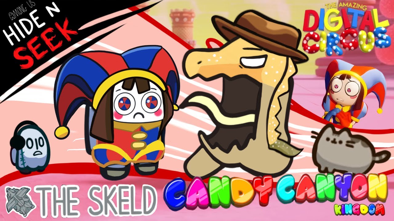 Among Us Hide N Seek - The Amazing Digital Circus - Episode 2 (Candy ...