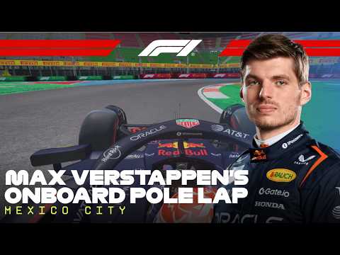 Max Verstappen's Pole Lap | 2025 Mexico City Grand Prix | Assetto Corsa
