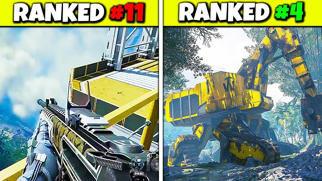 Ranking every ADVANCED WARFARE Launch Maps from WORST to BEST - YouTube