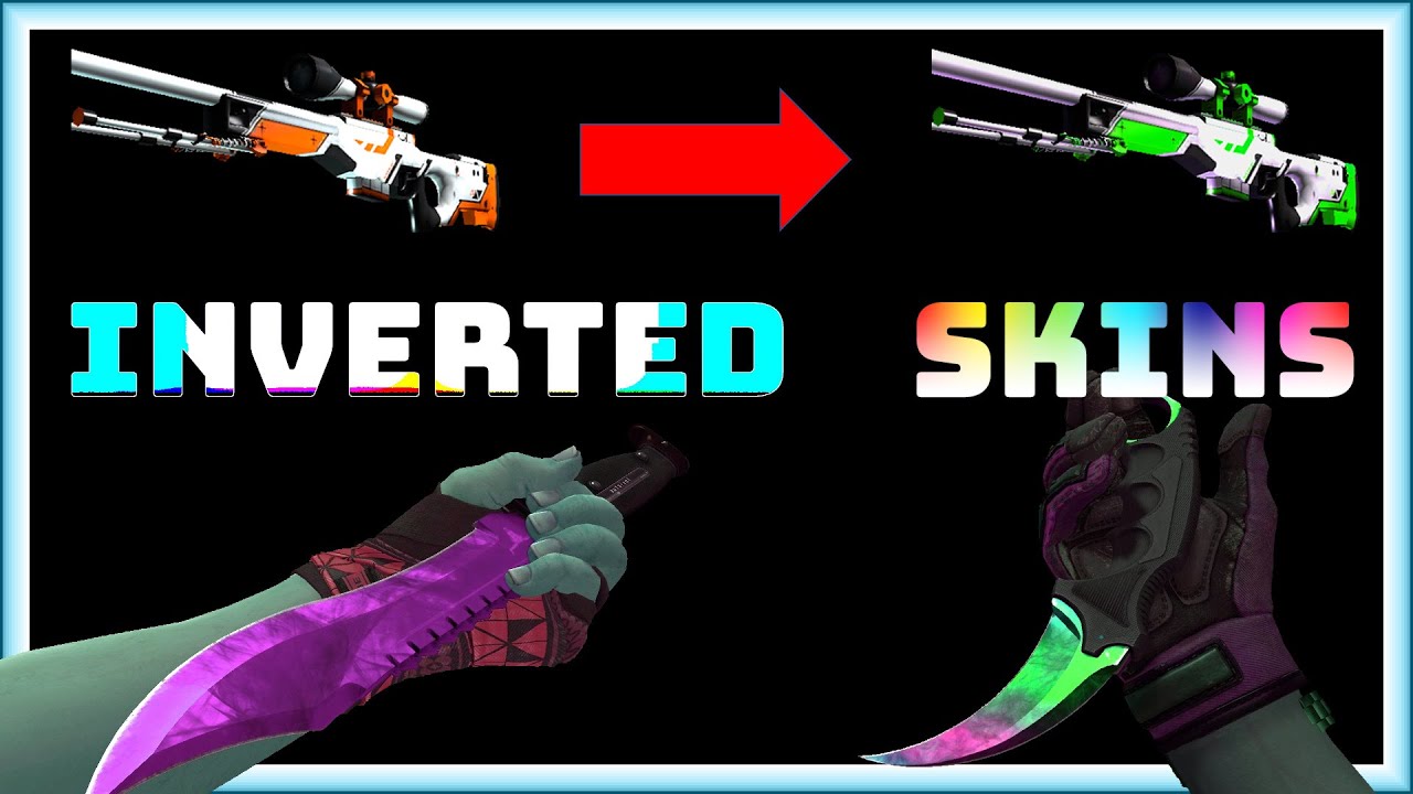 Inverted CSGO SKINS - YouTube