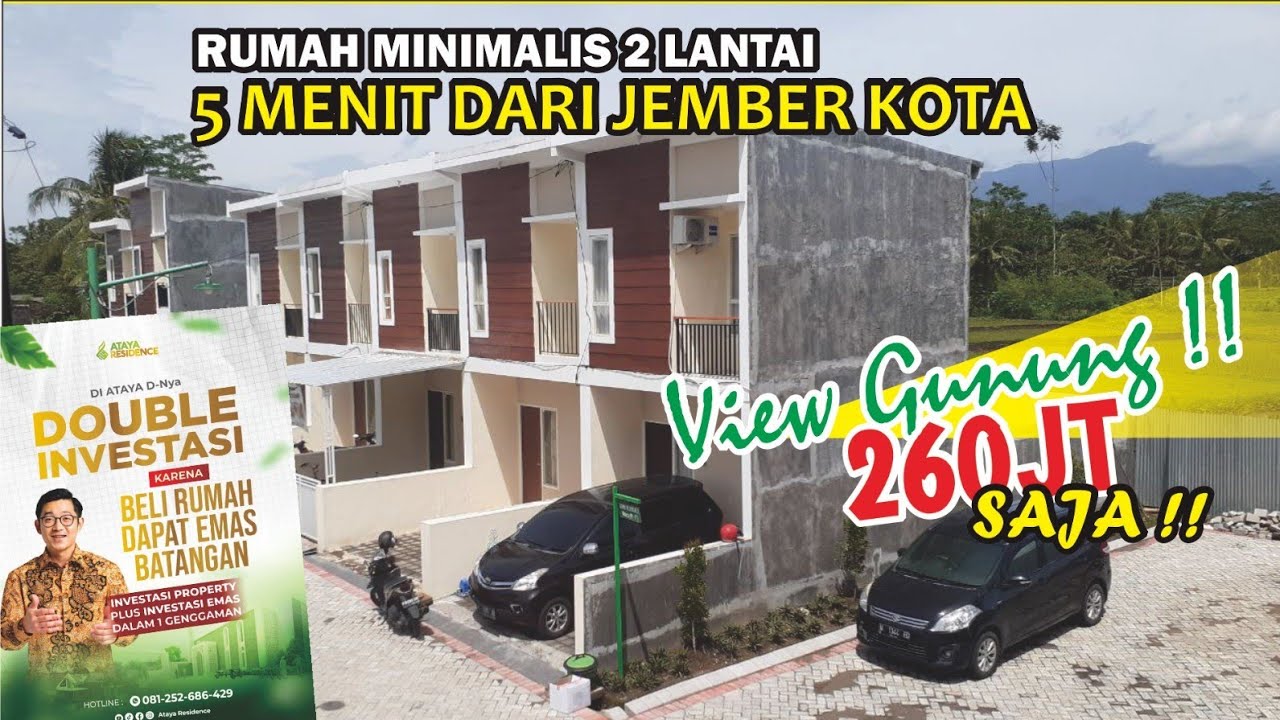 Mau Rumah View Gunung, Dekat Pusat Kota Jember Dgn Diskon 30 JT lebih ...