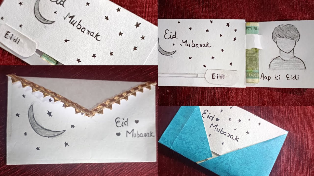 Eid special DIY/ Eidi card / 3 diy / easy step #@Art_sulanate - YouTube