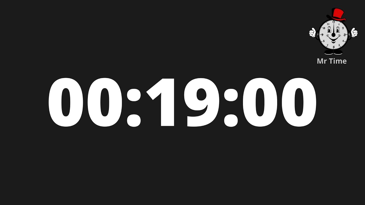 19 minutes Countdown Timer - YouTube