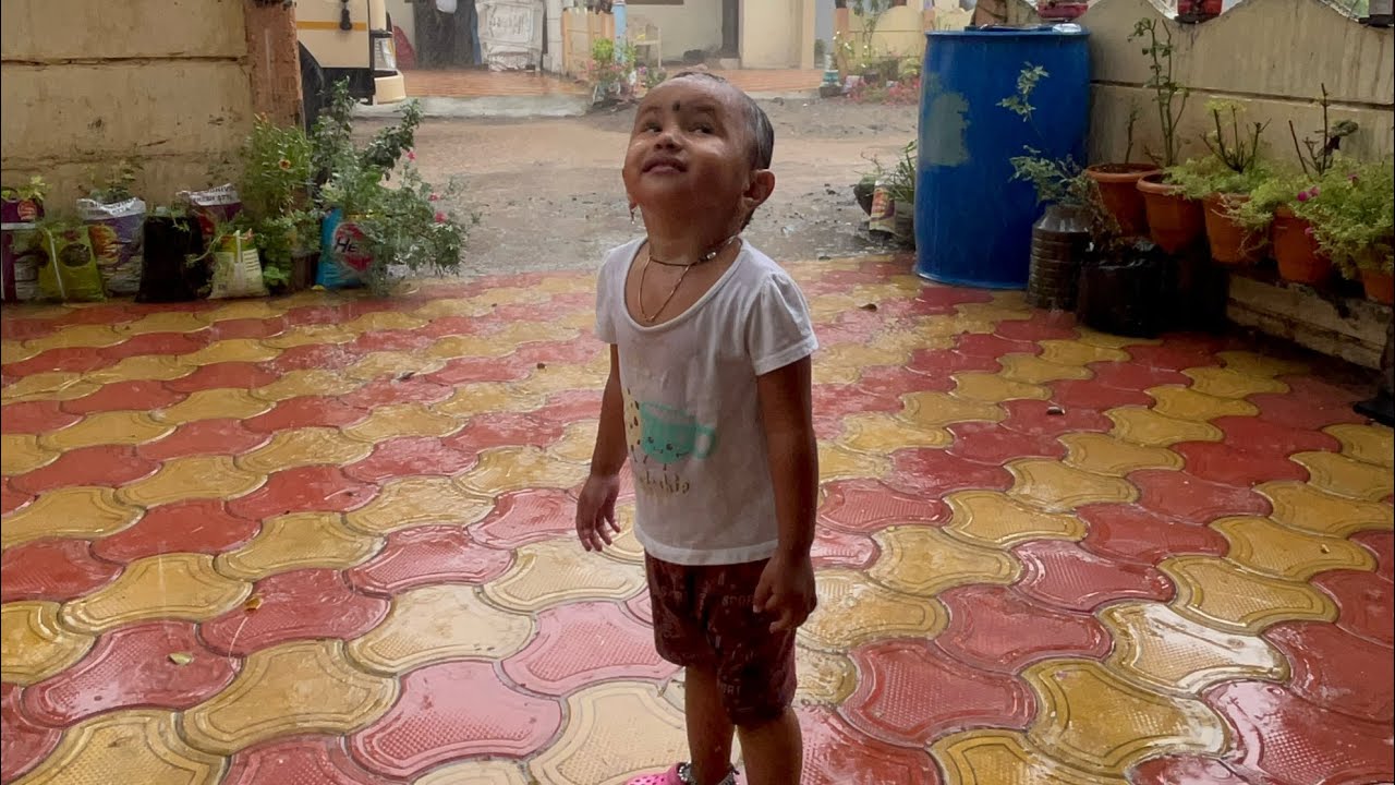 Kav’s relishing the magic of the first raindrop 🌧️ - YouTube