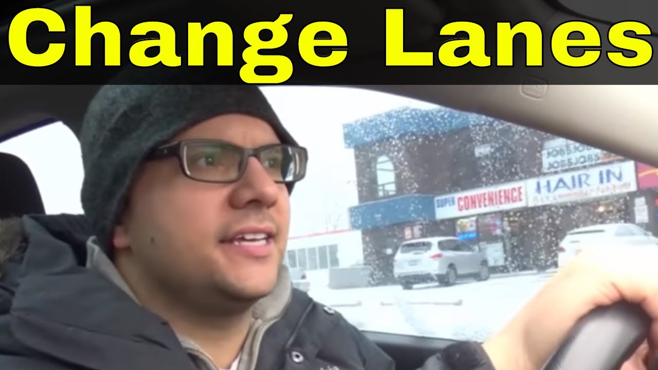 How To Change Lanes-Tips To Pass Your Driving Test - YouTube