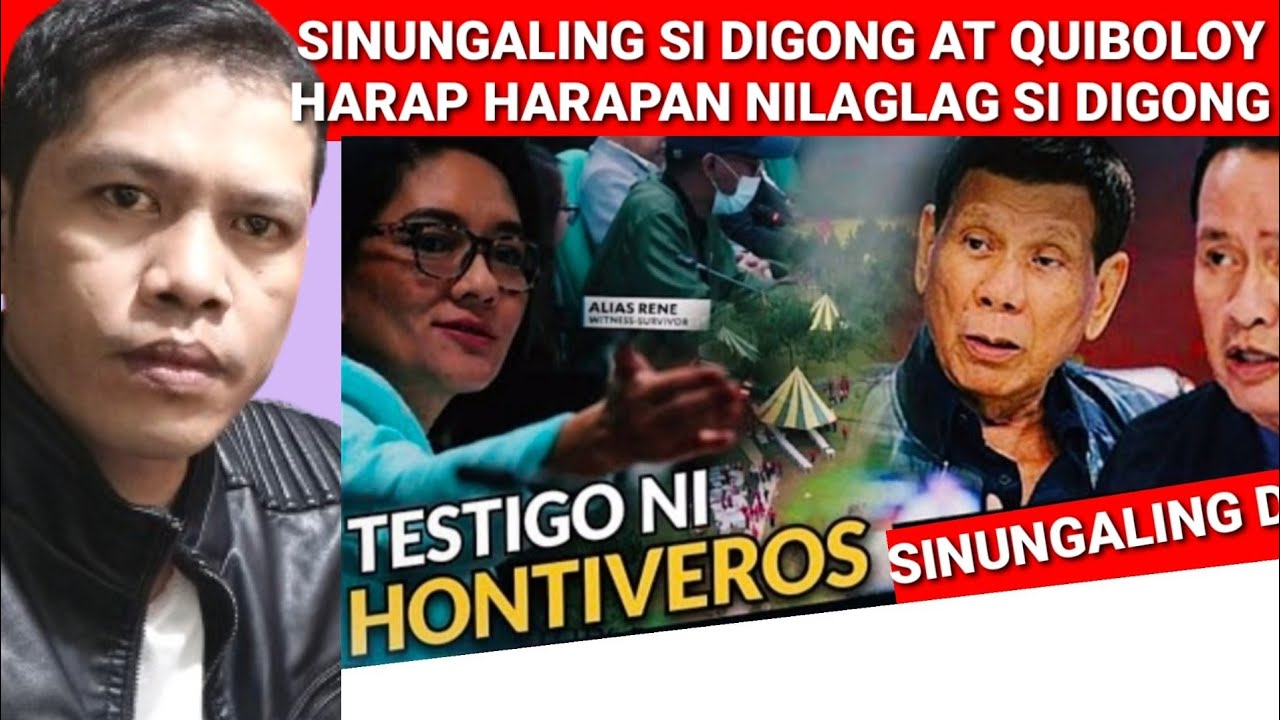 SINUNGALING SI DIGONG AT QUIBOLOY. NAGLAGLAGAN SA HARAPAN NILA 😂LUMABAS ...