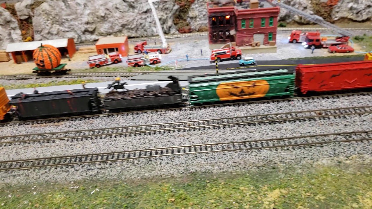 Ghost train running on the Grand Strand Model Railroaders club layout ...