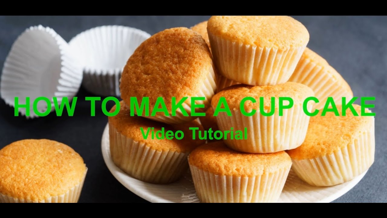How to make a cup cake (Video Tutorial) - YouTube