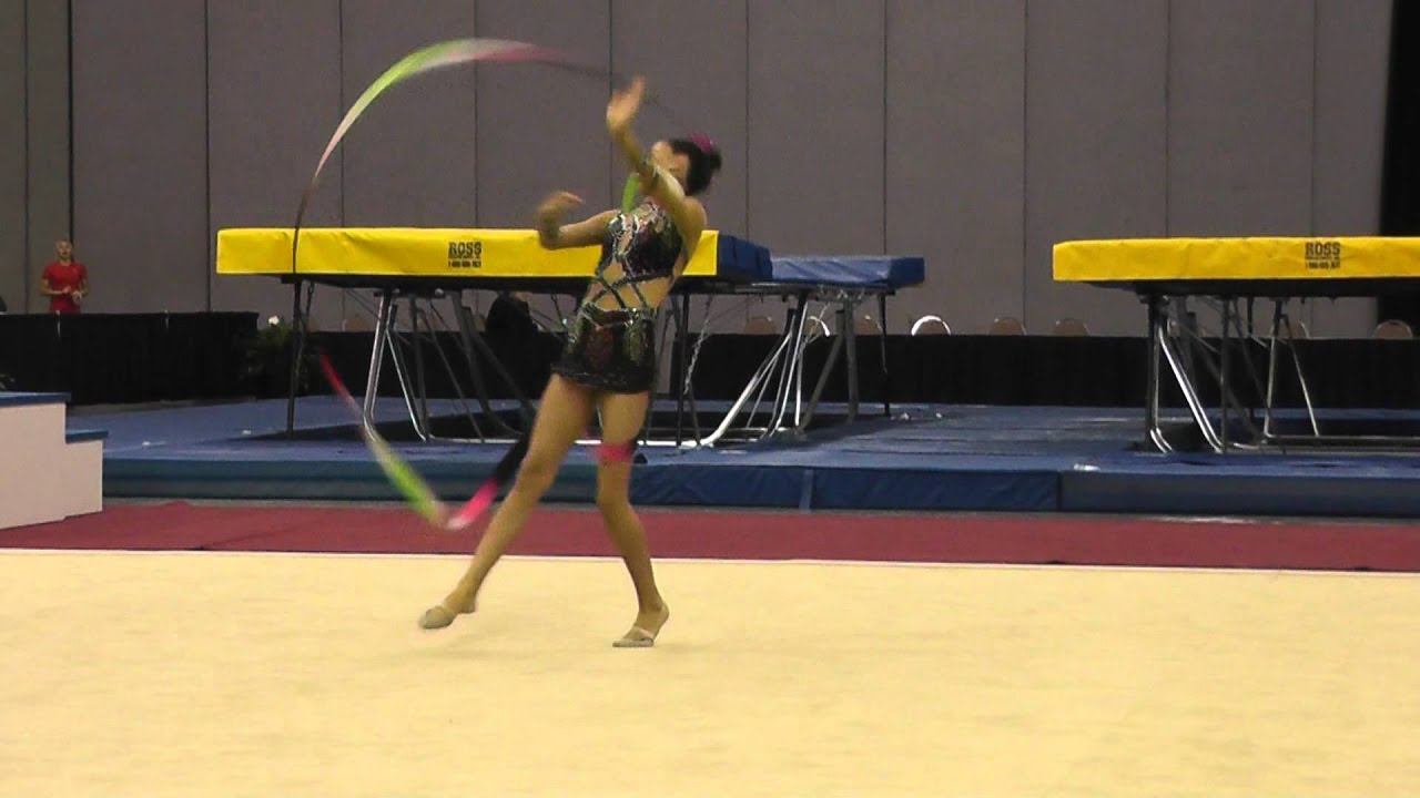 Gabrielle Lowenstein - Ribbon - 2012 Rhythmic Nationals - Junior - Day ...