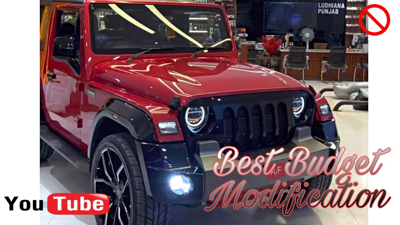 Mahindra Thar 2021 Top Model Modification| Thar 2021 Budgeted ...