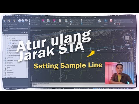 Tutorial cara merubah jarak sta di autocad civil 3d