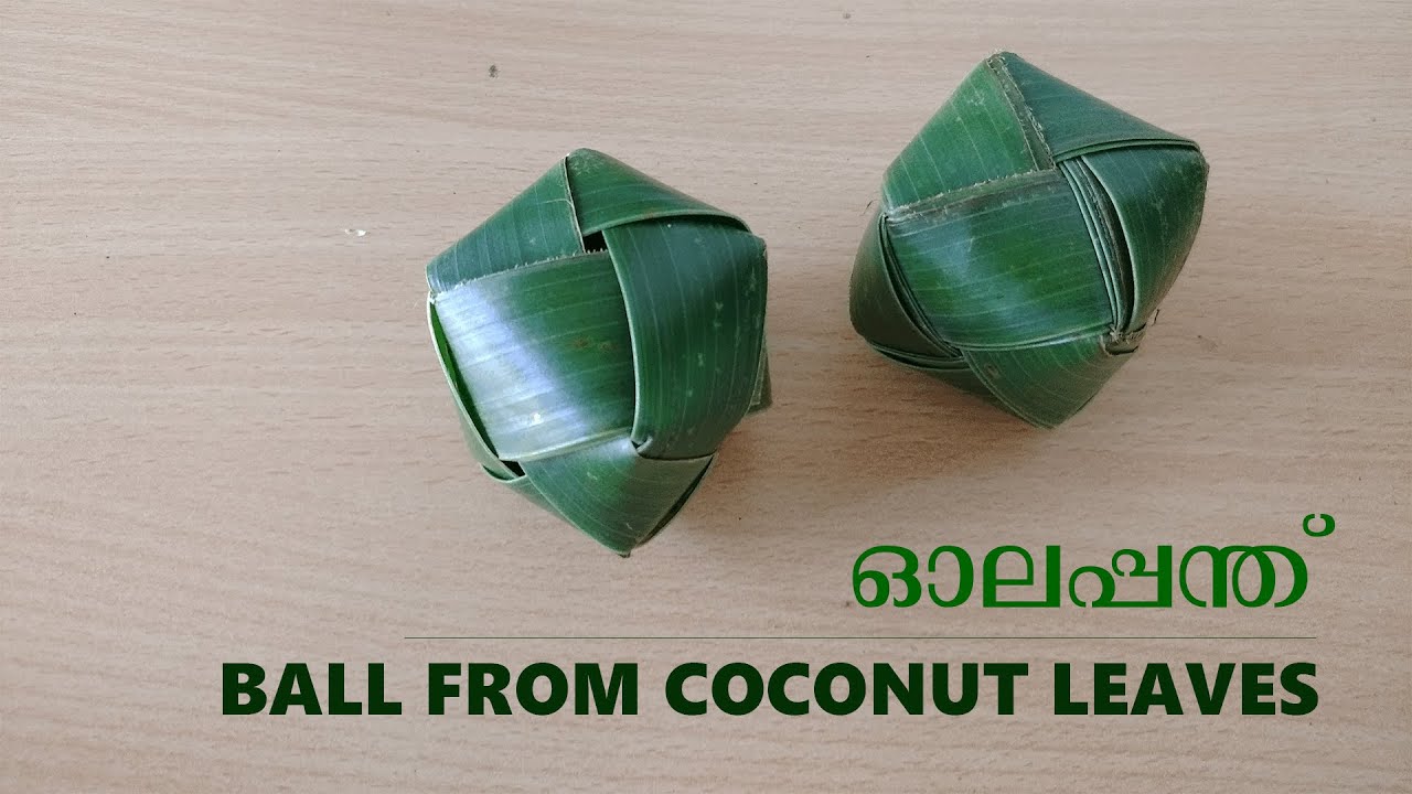 Ball Made From Coconut Leaves YouTube ball-made-from-coconut-leaves-youtube