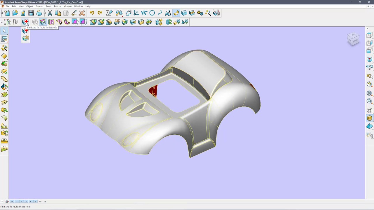 PowerShape Getting Started - Tutorial 4 - Creating split surfaces - YouTube