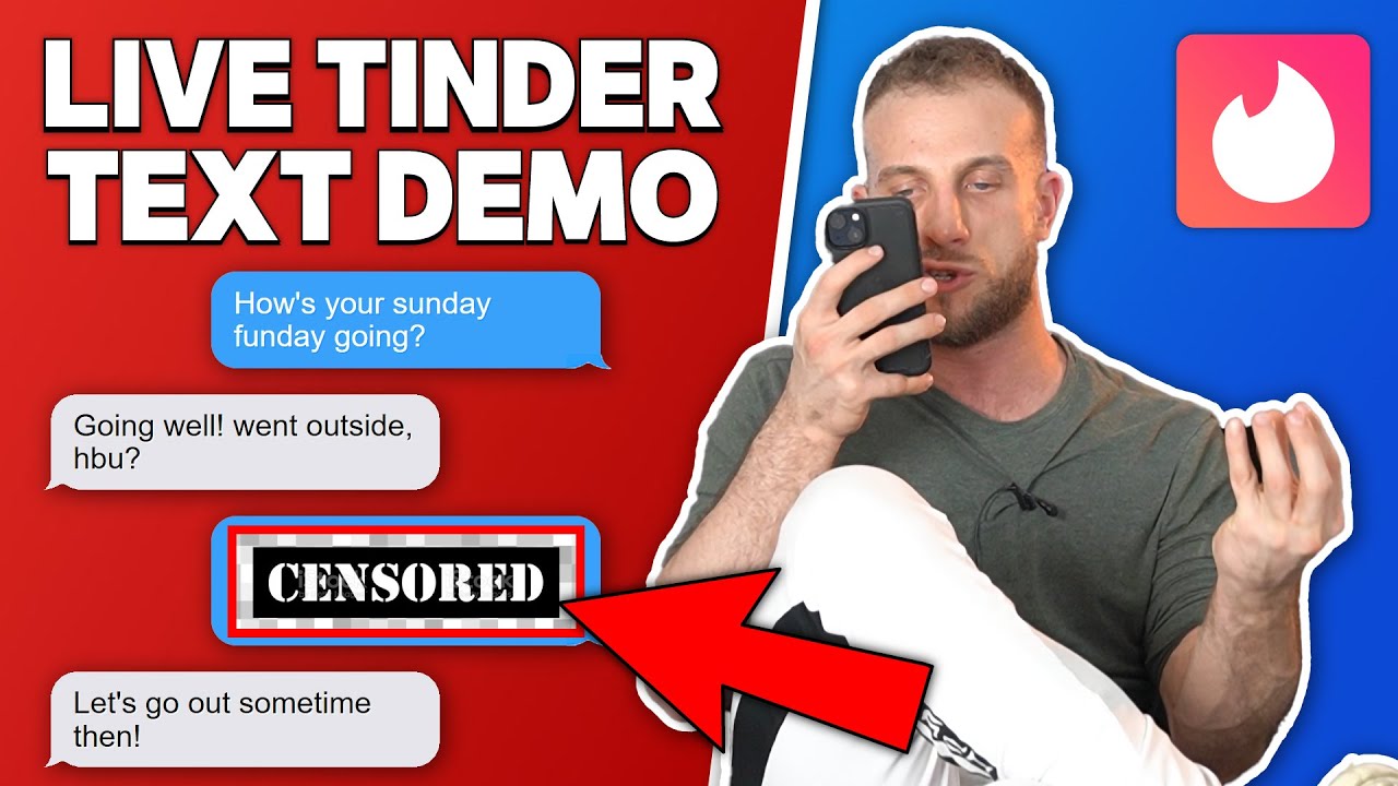 How To Tinder Like A Pro (LIVE Text Game Demo) - YouTube