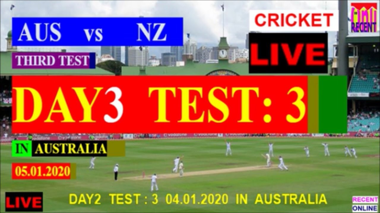 Live: Cricket 3rd Test Day3 AUS vs NZ | Live today Day3 Sports News ...