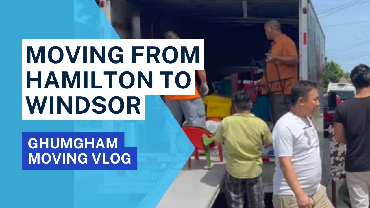 Moving from Hamilton to Windsor | moving vlog - YouTube