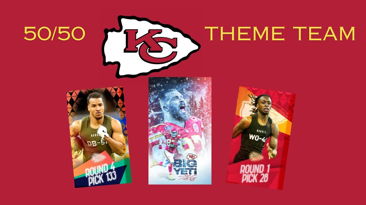 50/50 CHIEFS THEME TEAM GAMEPLAY - YouTube