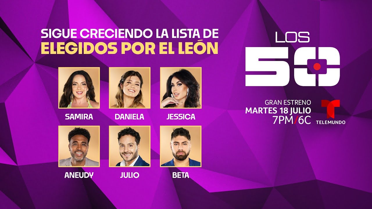 Seis celebridades se suman a la lista de elegidos en Los 50 | Telemundo ...
