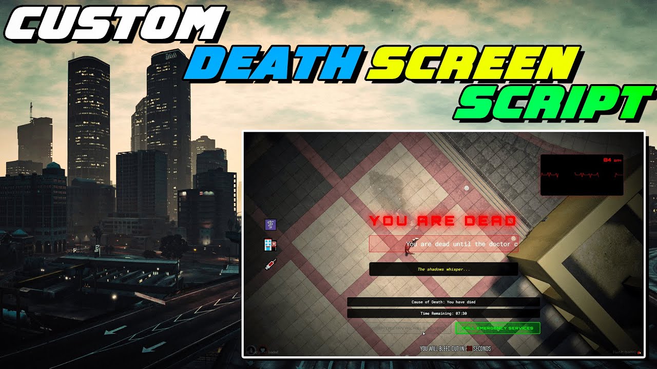 Free Death Screen Script | Custom Death Screen | QBCore Framework ...