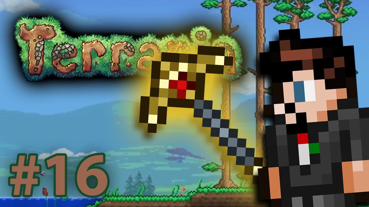 THE GOLDEN PICKAXE - Terraria #16 - YouTube