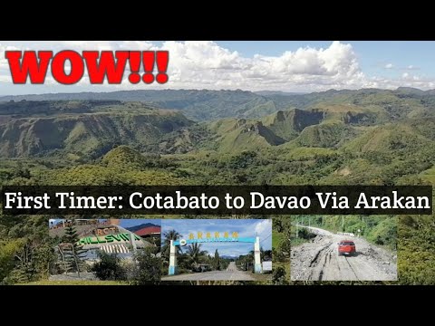 WOW ARAKAN, FASTER AND NICE VIEW!!! ROAD TRIP FROM COTABATO TO DAVAO ...