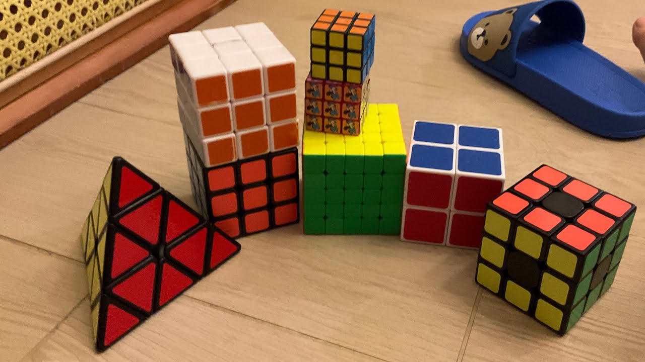 My rubix cube collection (1 year anniversary11!1!1!1!1!1!) - YouTube