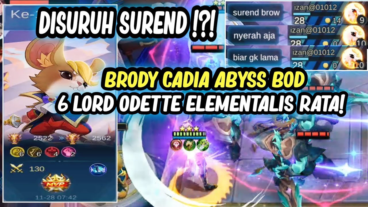 3 STAR BRODY CADIA ABYSS BOD REMY SKILL 3 MAGIC CHESS MOBILE LEGENDS ...
