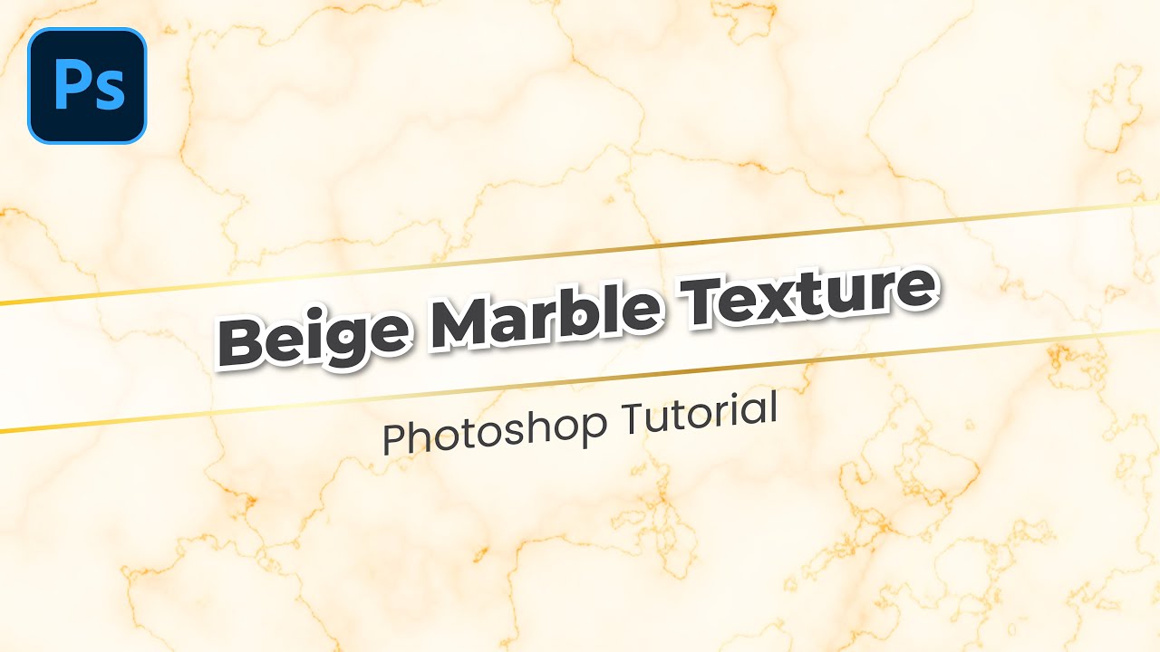 Create a Simple Beige Marble Texture Background in Photoshop - YouTube