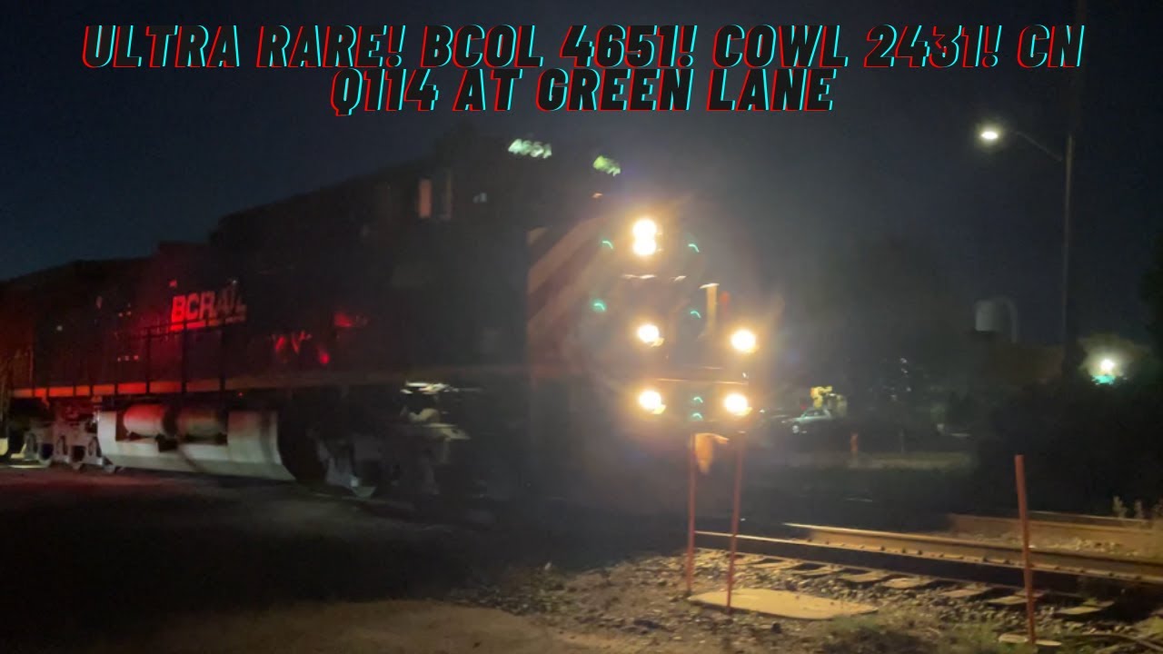 BCOL! COWL! CN Z114 At Green Lane - YouTube