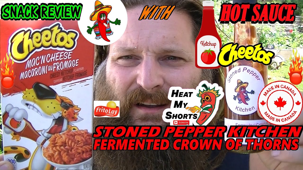 Cheetos Ketchup Mac 'N Cheese with Crown Of Thorns Stoned Pepper ...